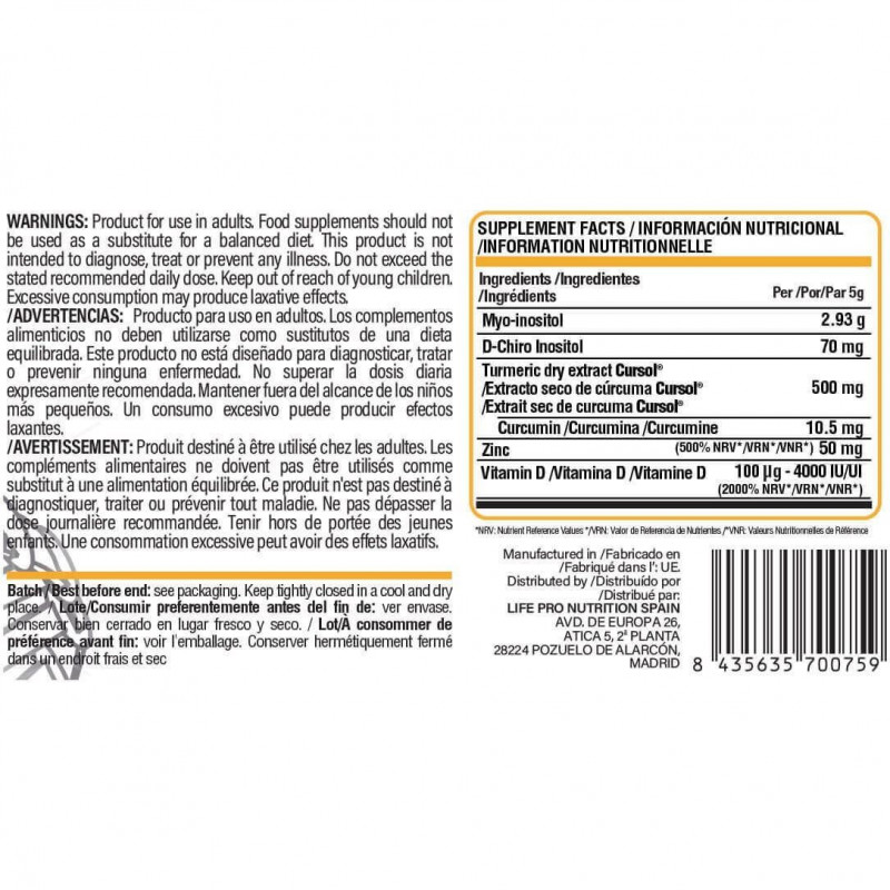 LIFE PRO OVAPRO MYO INOSITOL 150G